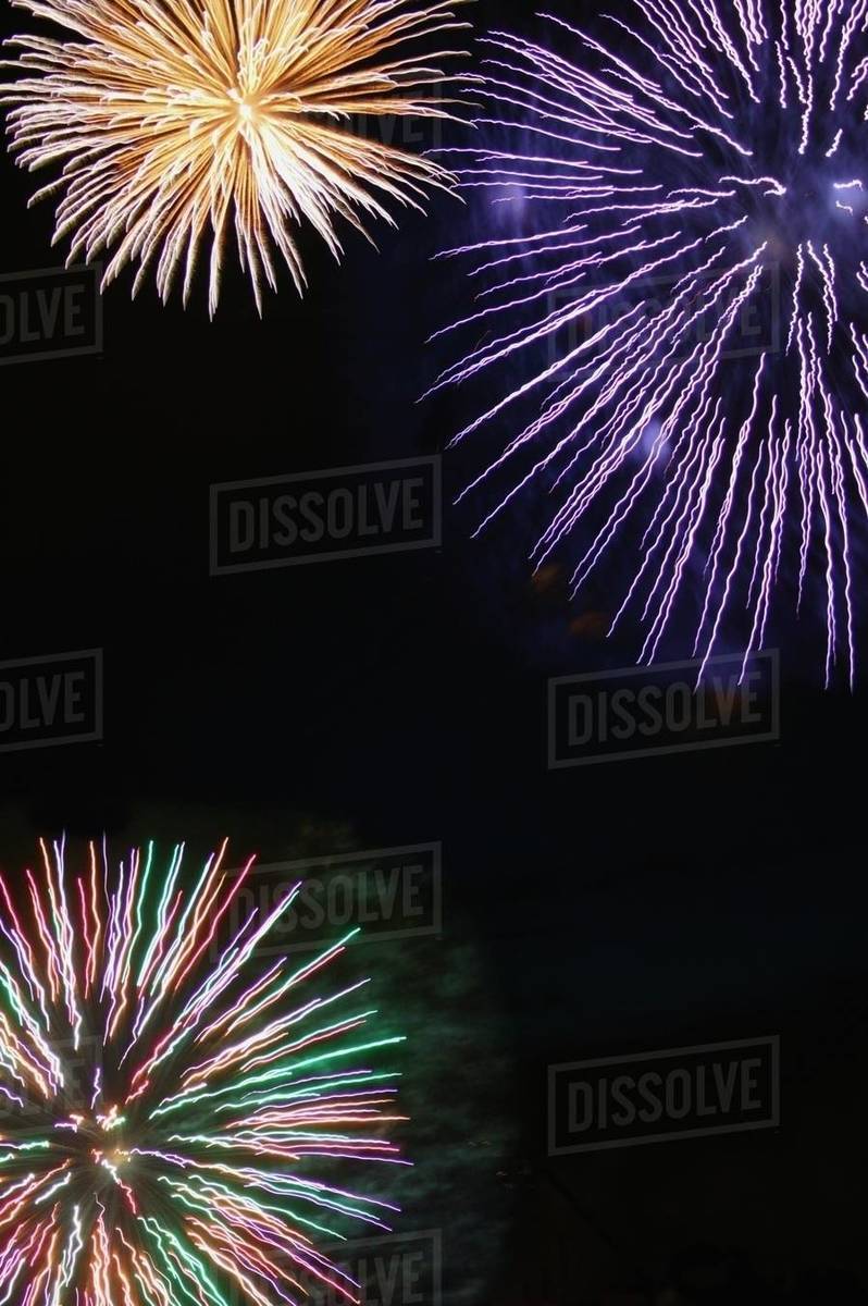 Bright Fireworks - Royalty-free Stock Photo | Dissolve