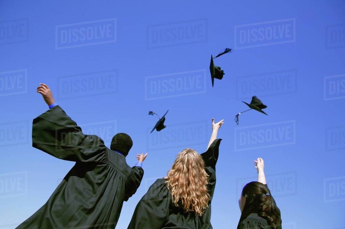 Graduating Students - Stock Photo - Dissolve