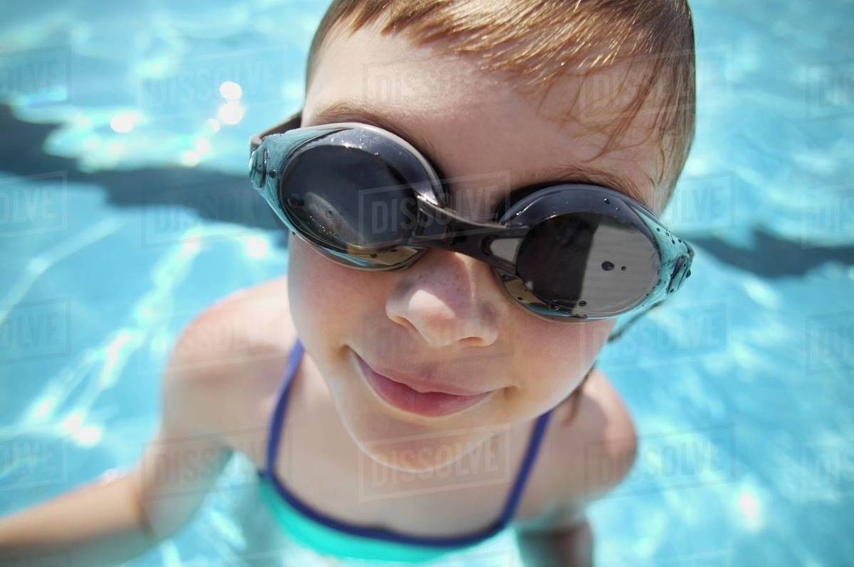 Child Wears Goggles - Royalty-free Stock Photo | Dissolve