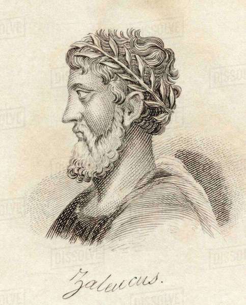 Zaleucus 7Th Century Bc Greek Lawgiver Of Epizephyrian Locri In Italy ...