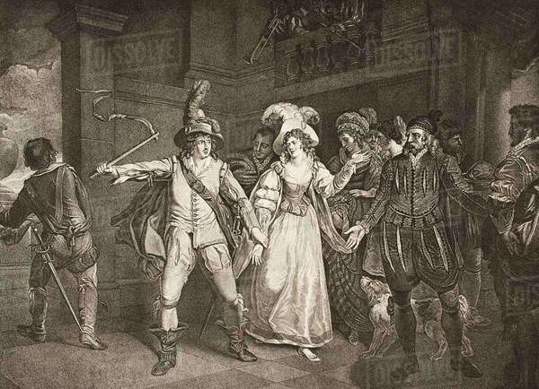 The Taming Of The Shrew. Act Iii. Scene Ii. Padua Before BaptistaÂ´S ...