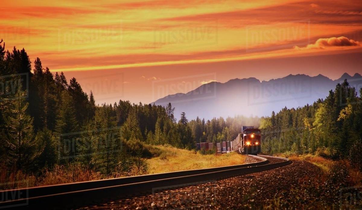 An Oncoming Train - Royalty-free Stock Photo | Dissolve