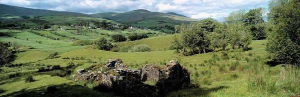 Cranagh Church, Sperrin Mountains, Co Tyrone, Ireland. - Stock Photo ...