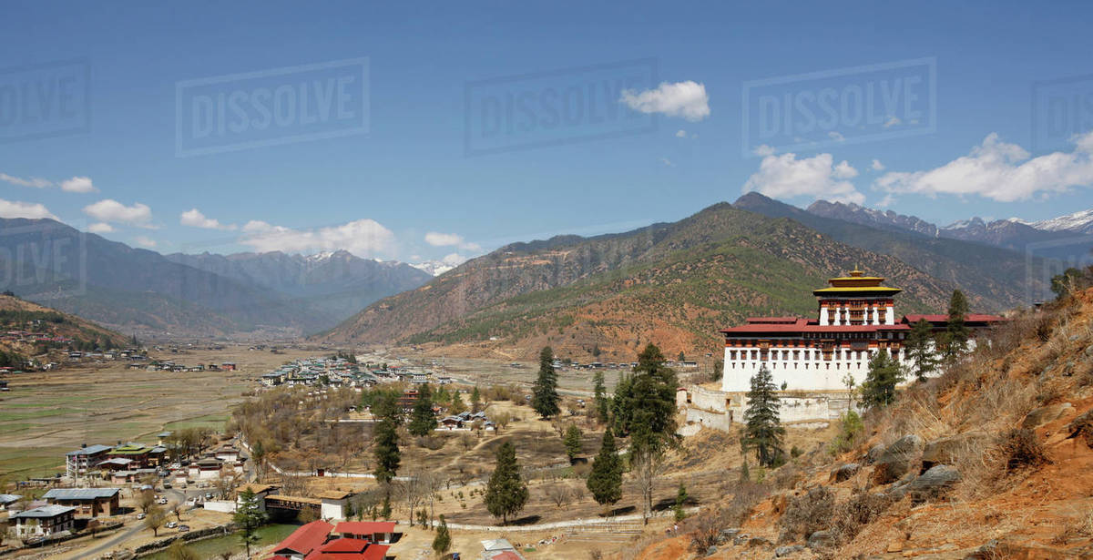 Paro Valley, Bhutan - Stock Photo - Dissolve