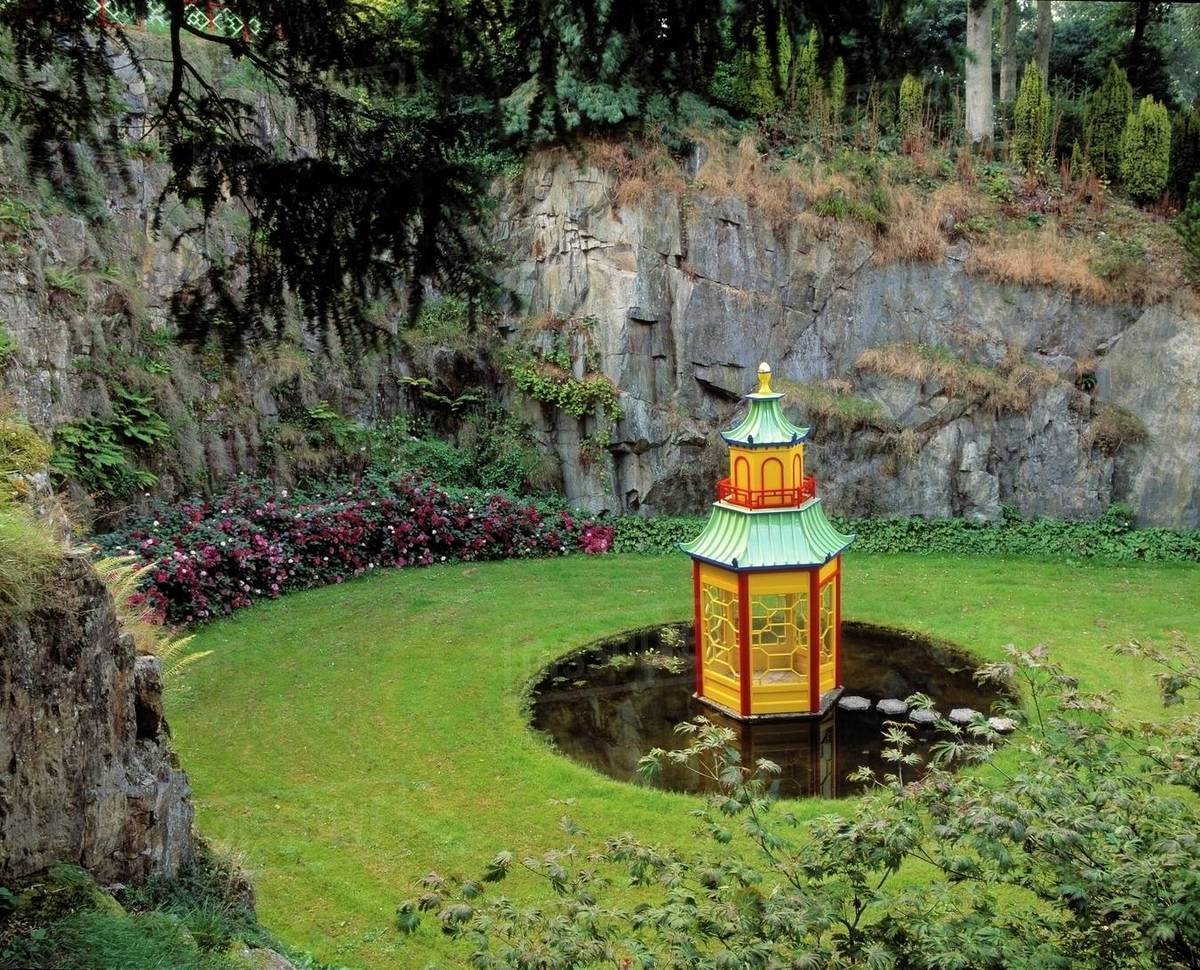 Pagoda Garden, Mount Congreve, Co Waterford, Ireland - Stock Photo ...