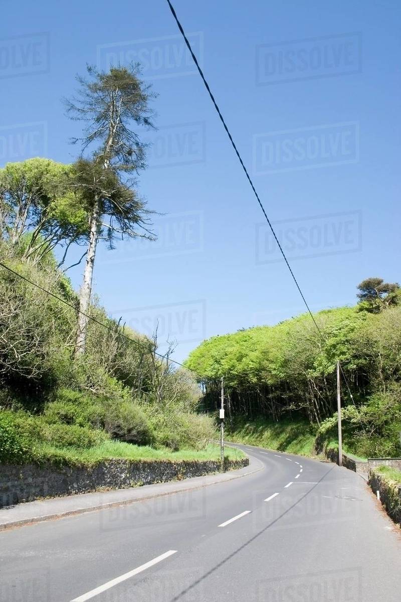 Country Road, Stradbally, Co Waterford, Ireland - Stock Photo - Dissolve