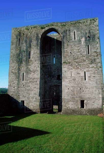 Listowel Castle, Co Kerry, Ireland; 15Th Century Castle - Stock Photo ...