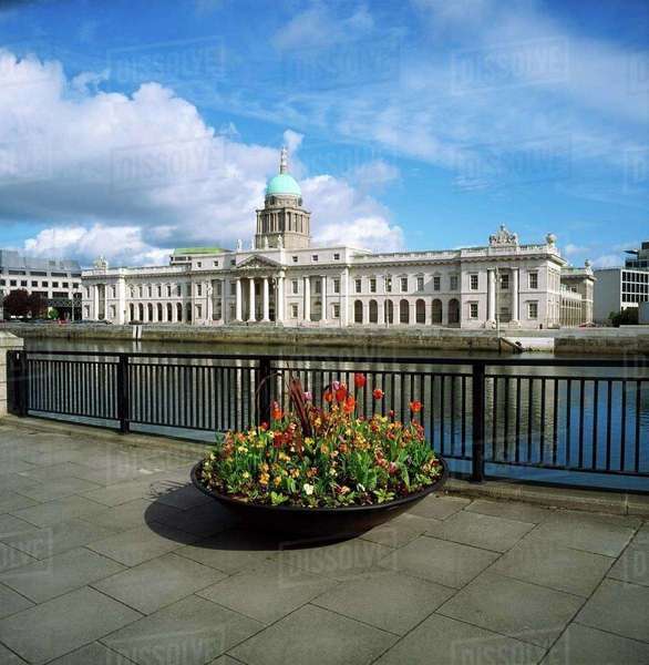 Custom House, Dublin, Co Dublin, Ireland; River Gods Of Ireland On 18Th ...