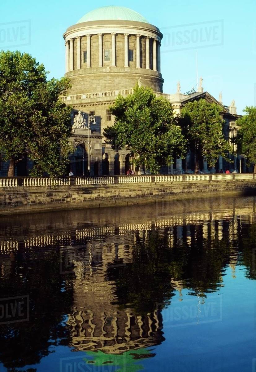 Four Courts, Dublin, Co Dublin, Ireland; Supreme Court In An 18Th ...