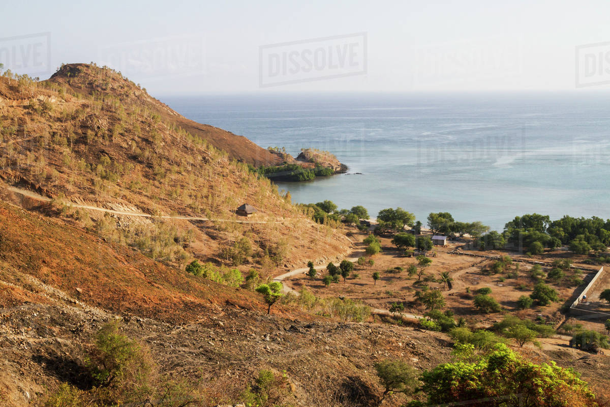 Isthmus near Metinaro; Dili District, East Timor - Royalty-free Stock ...