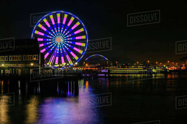 Long exposure photograph showcasing the many color combinations the Big ...