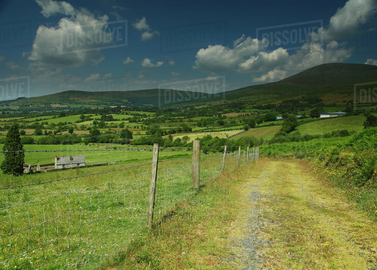 The Blackstairs mountains; County Carlow, Ireland - Stock Photo - Dissolve