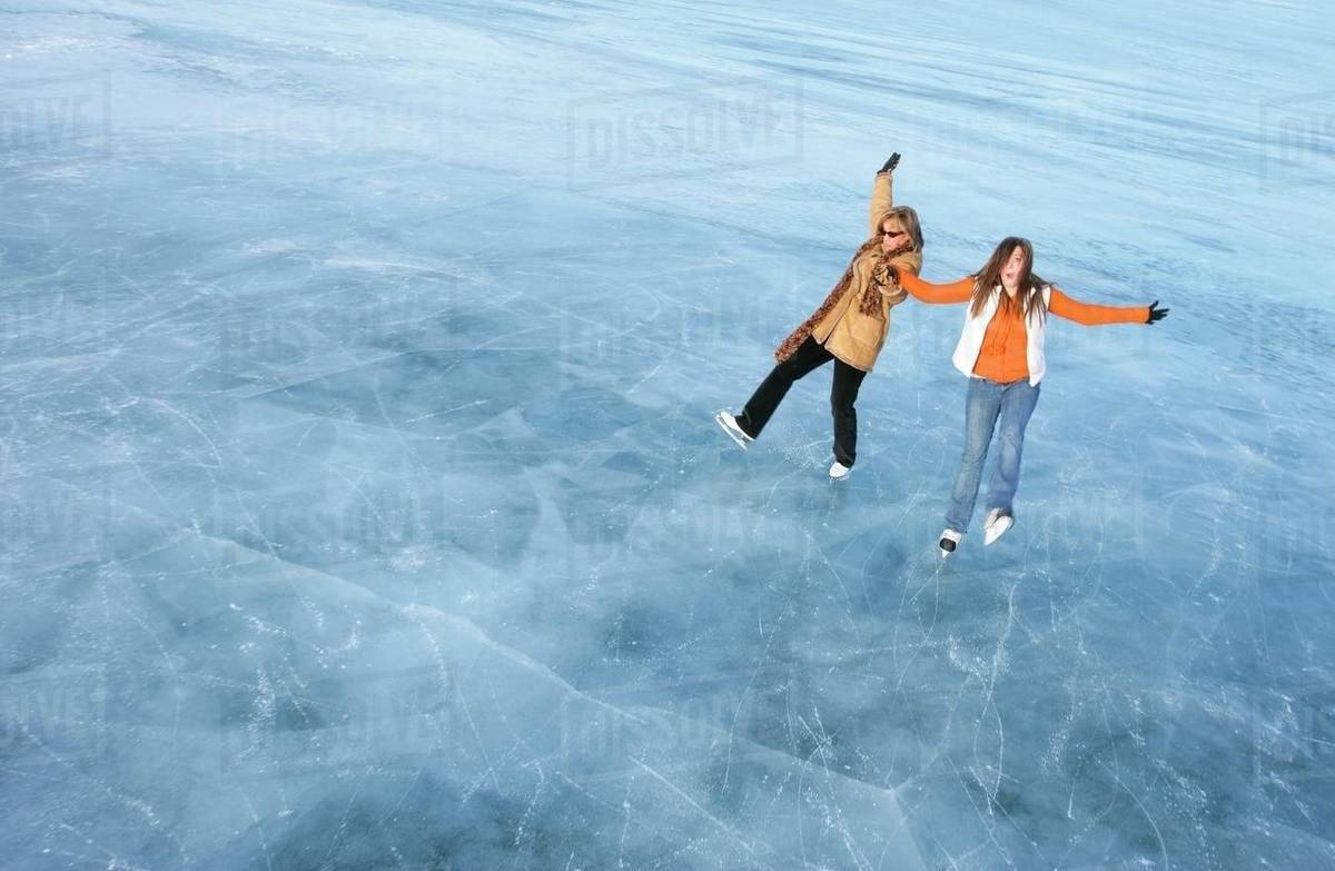 Women Skating - Royalty-free Stock Photo | Dissolve