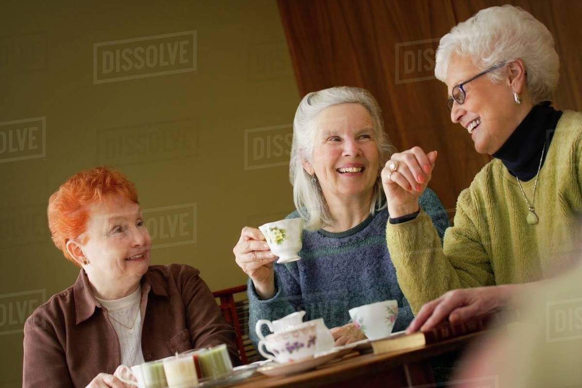 Ladies Having Coffee - Royalty-free Stock Photo | Dissolve