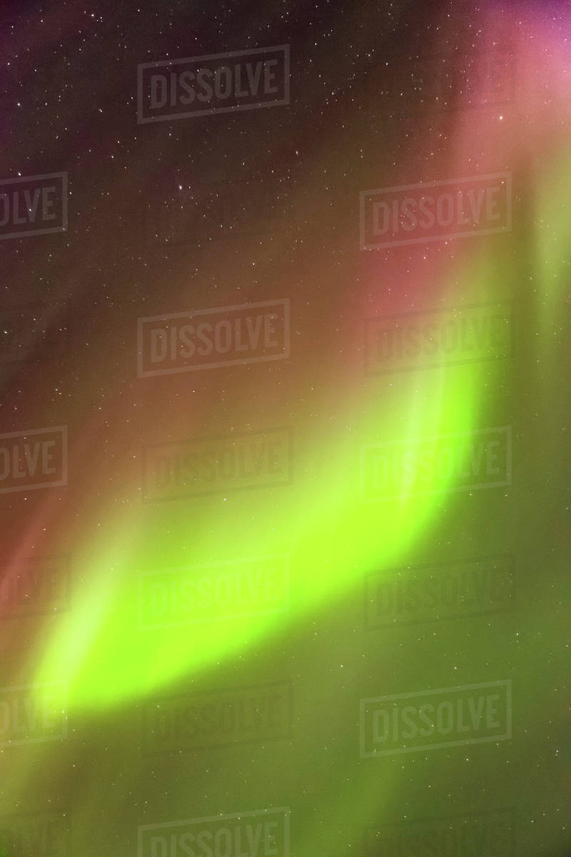 Northern Lights in the sky above the Kenai Peninsula, Chugach National ...