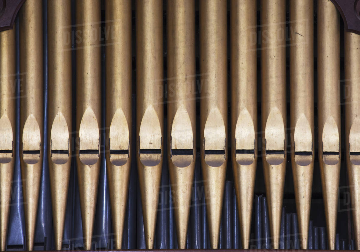 Close up of pipes on a musical instrument - Royalty-free Stock Photo ...