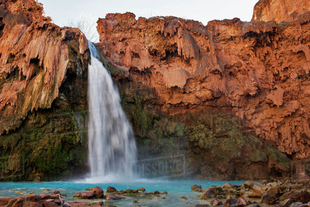 Havasu Falls, Havasupai indian reservation, Grand Canyon; Arizona ...