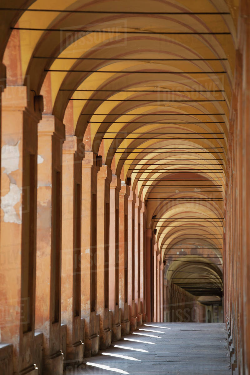 Old arched colonnades;Bologna emilia- romagna italy - Royalty-free ...