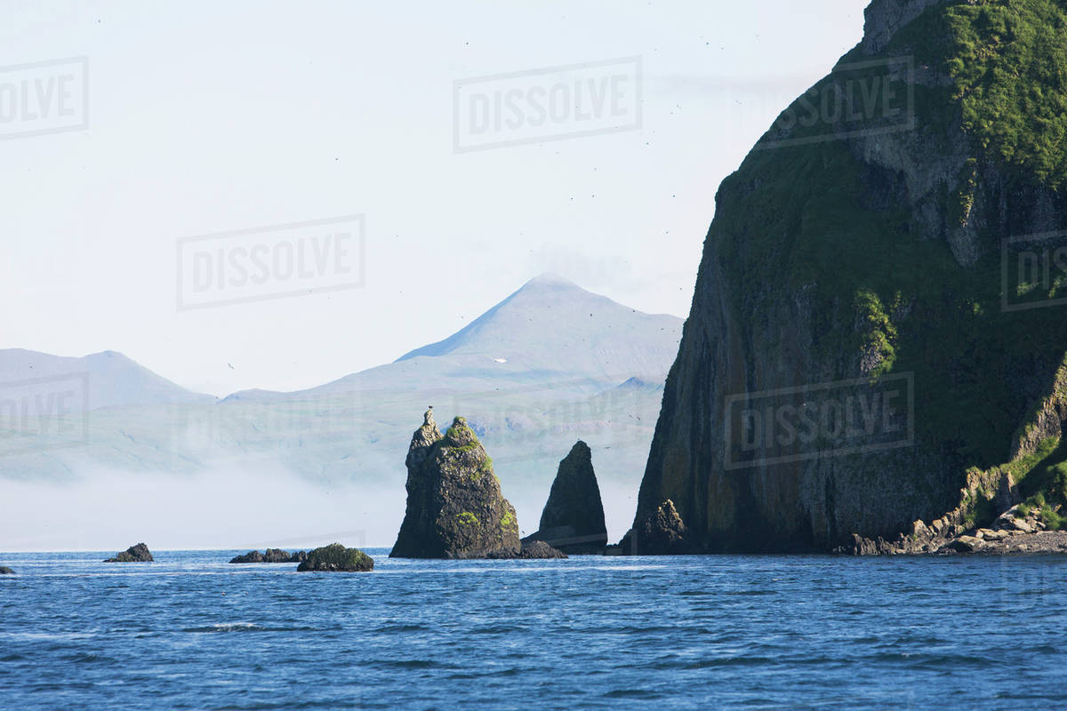 Sankin Island In Ikatan Bay In False Pass, Also Known As Isanotski ...