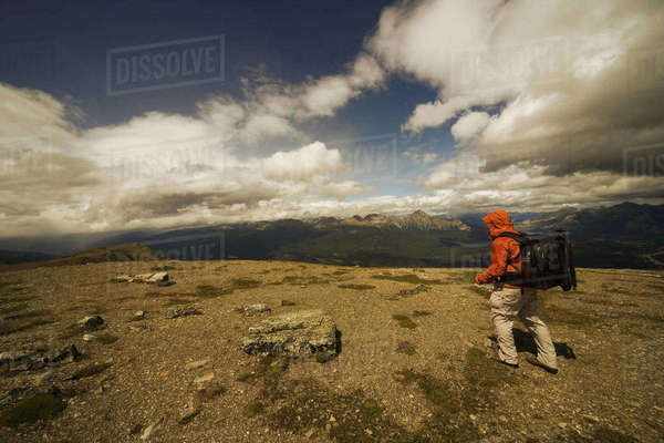 Person Hiking - Stock Photo - Dissolve