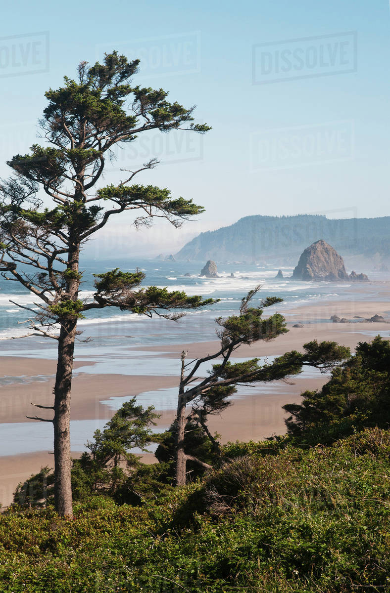 Haystack Rock and Tillamook Head are well-known landmarks on the Oregon ...