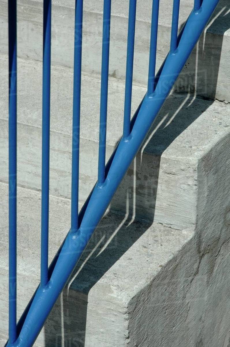 Closeup Of Stairs And Railing - Royalty-free Stock Photo | Dissolve