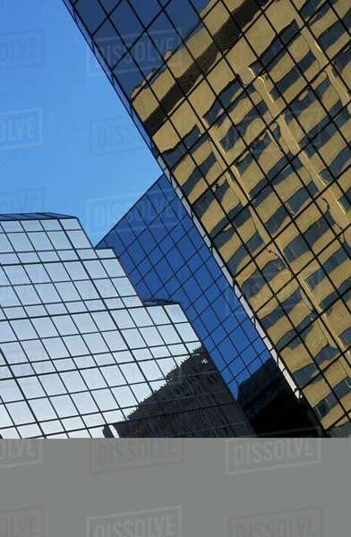 Glass Buildings And Reflections - Royalty-free Stock Photo | Dissolve