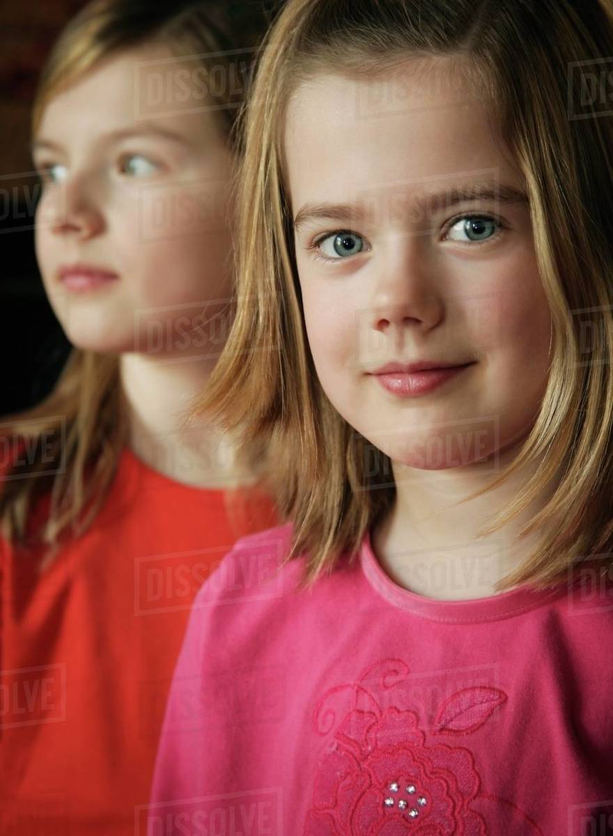 Two Little Girls - Royalty-free Stock Photo | Dissolve