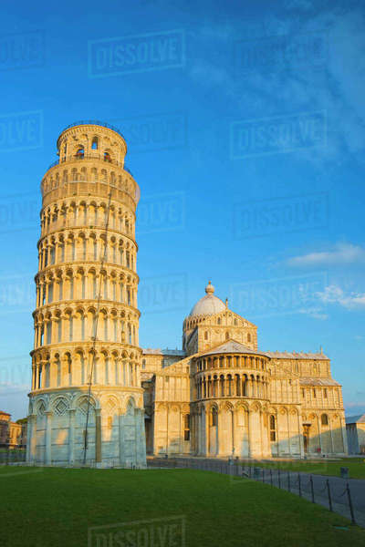 The Leaning Tower of Pisa and Cathedral, Cathedral Square; Pisa ...