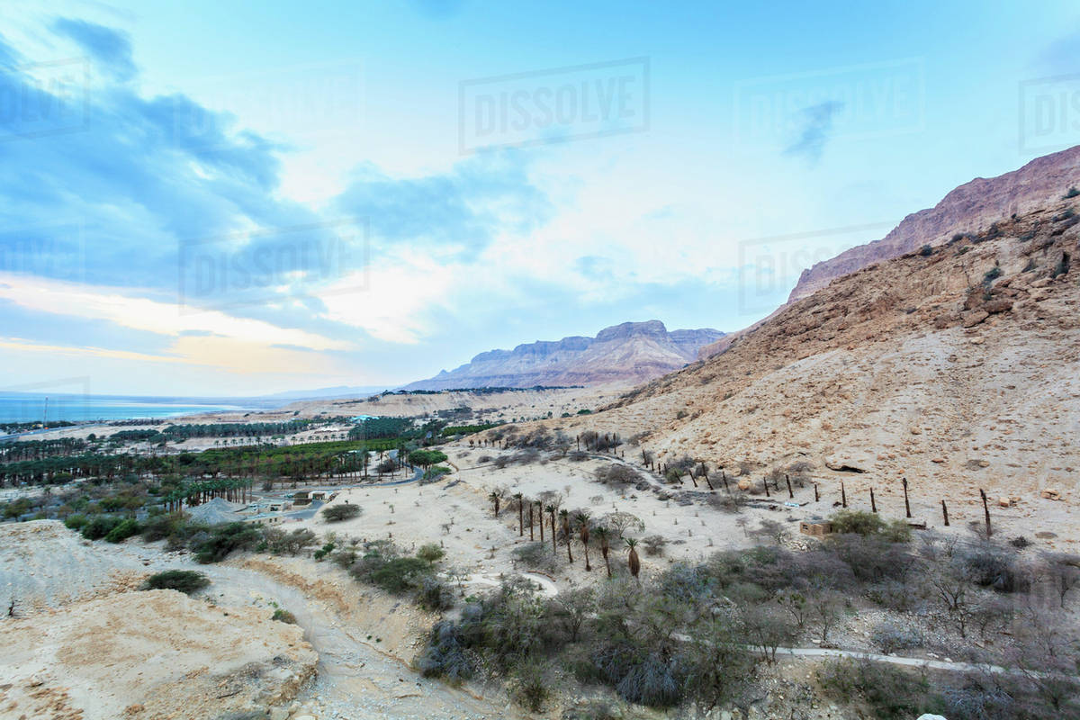Landscape and the judean mountains;Jordan valley israel - Royalty-free ...