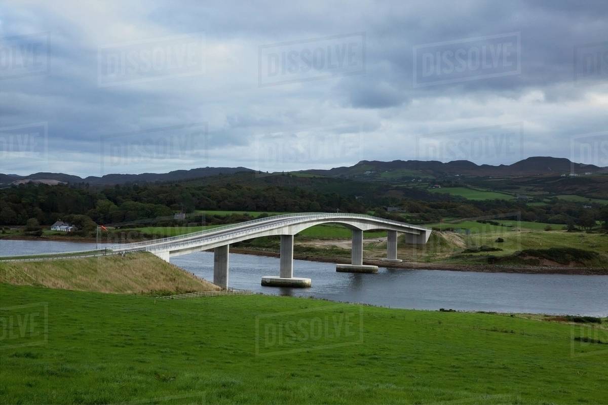 New Modern Bridge; Carrigart, County Donegal, Ireland - Royalty-free ...