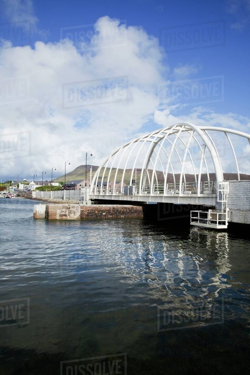 New And Modern Achill Sound Bridge; Achill Island, County Mayo, Ireland ...