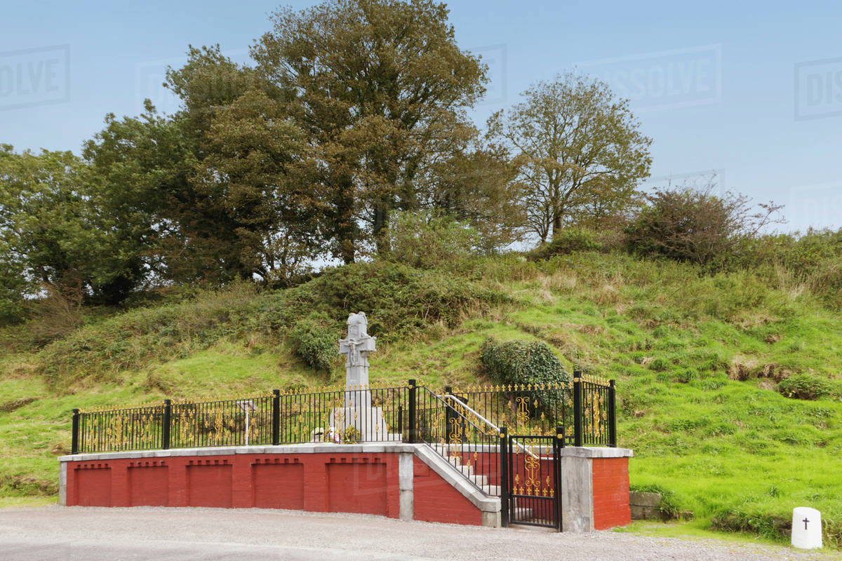 Roadside Memorial At Ambush Site Where Michael Collins Was Killed On ...