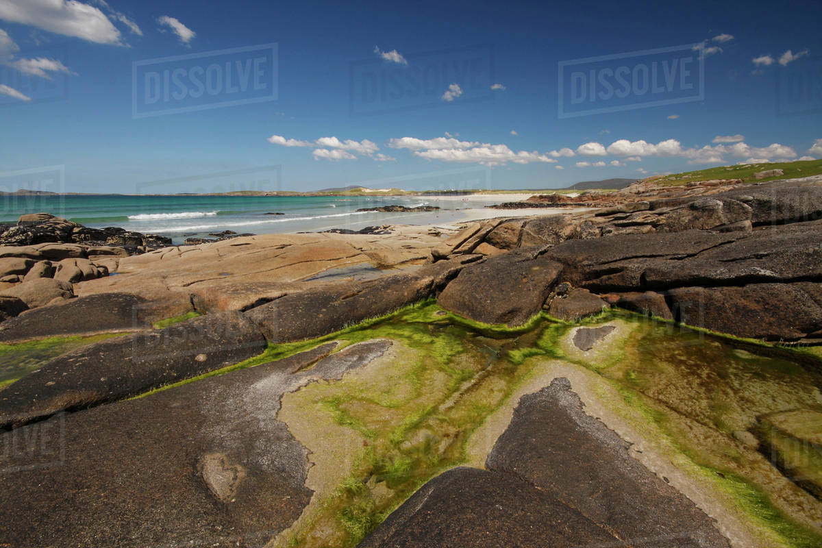Carrickfinn Beach And Boundary Of Donegal Airport On The Coast; County ...
