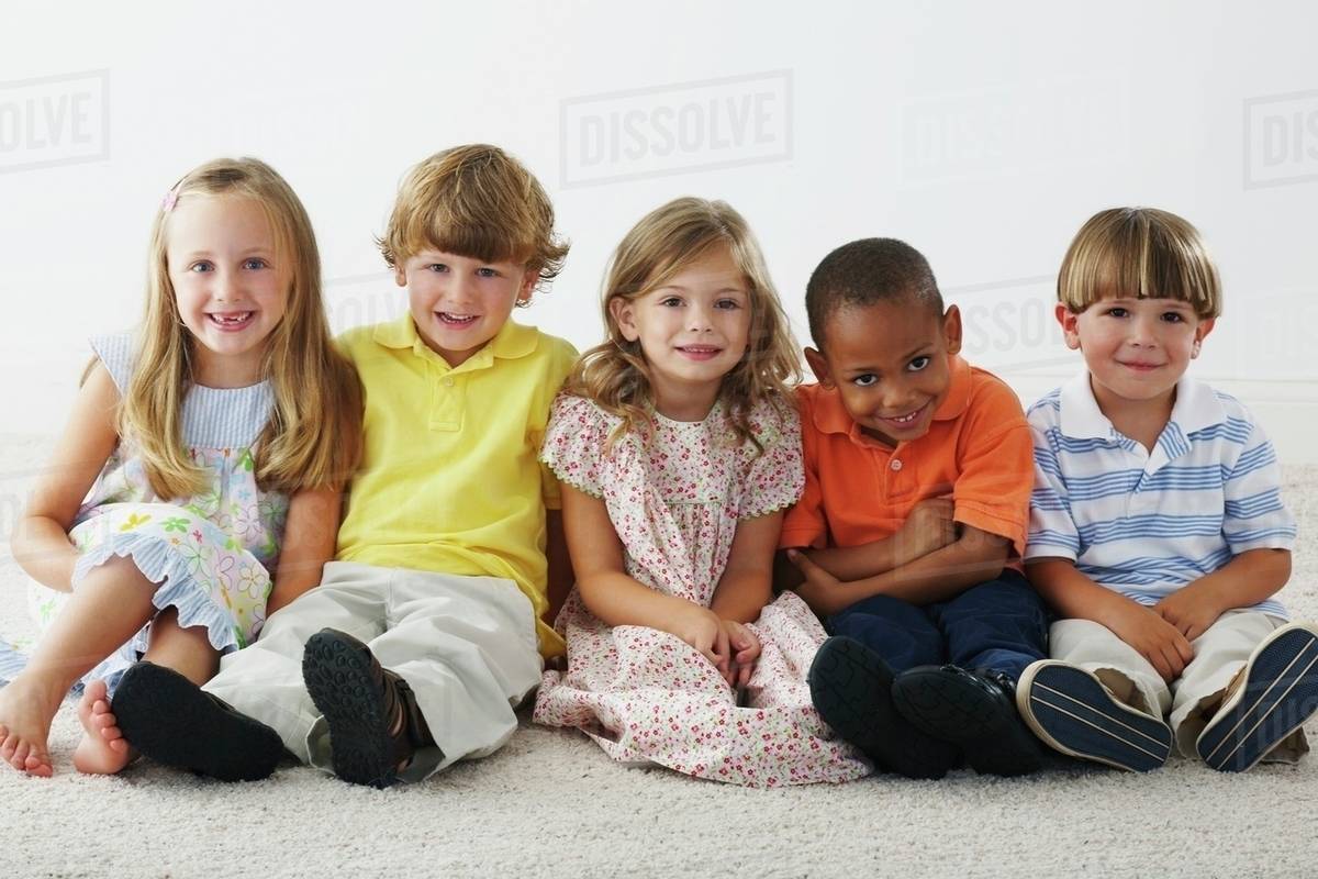 A Group Of Children - Royalty-free Stock Photo | Dissolve