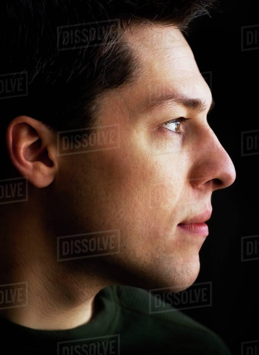 Profile Of A Young Man - Royalty-free Stock Photo | Dissolve