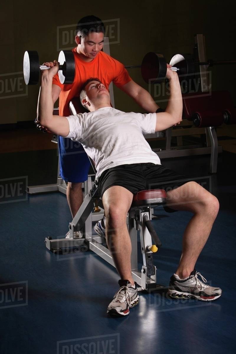 Men Lifting Weights - Royalty-free Stock Photo | Dissolve