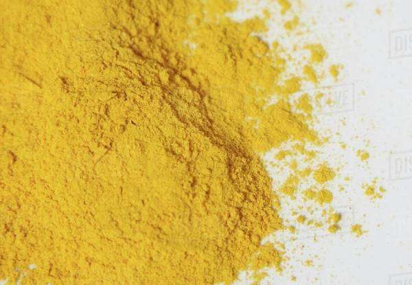Yellow Spice Powder - Royalty-free Stock Photo | Dissolve