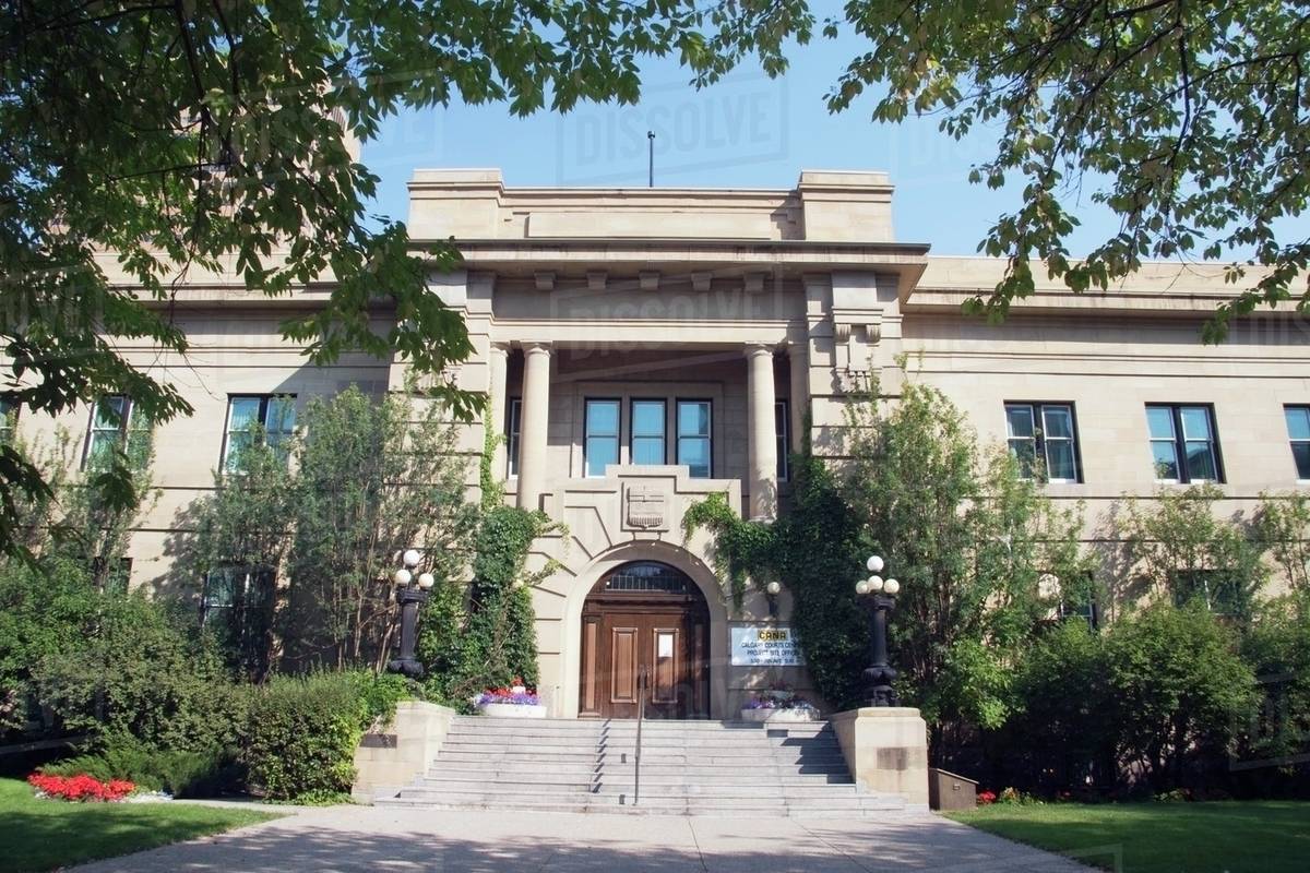 Calgary, Alberta, Canada; Old Sandstone Courthouse - Royalty-free Stock ...