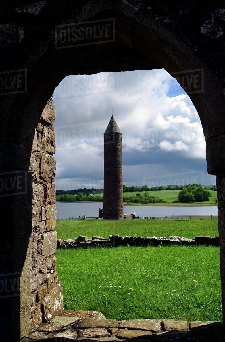 Devenish Round Tower And Monastic Site, Co. Fermanagh, Ireland ...