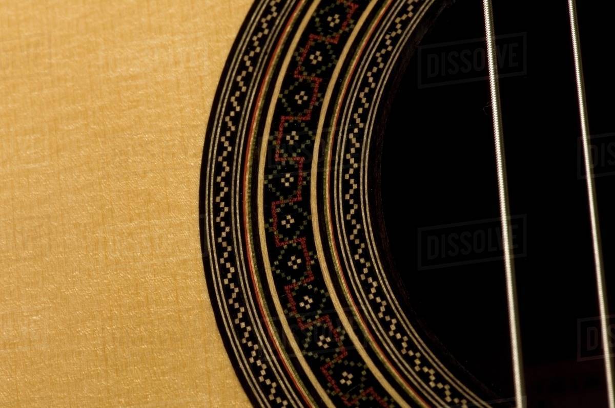 Close Up Of Guitar Strings - Stock Photo - Dissolve