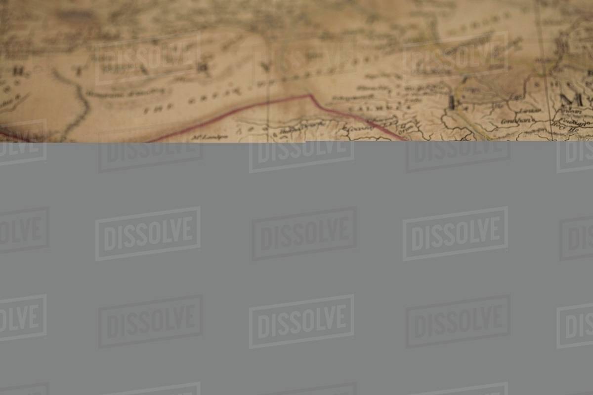 Old Map Of Tibet, Asia - Royalty-free Stock Photo | Dissolve