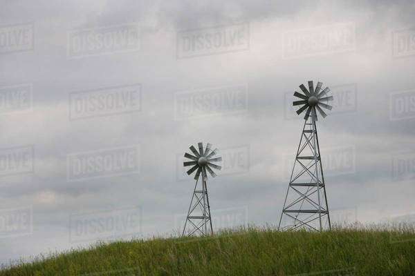Two Windmills - Royalty-free Stock Photo | Dissolve