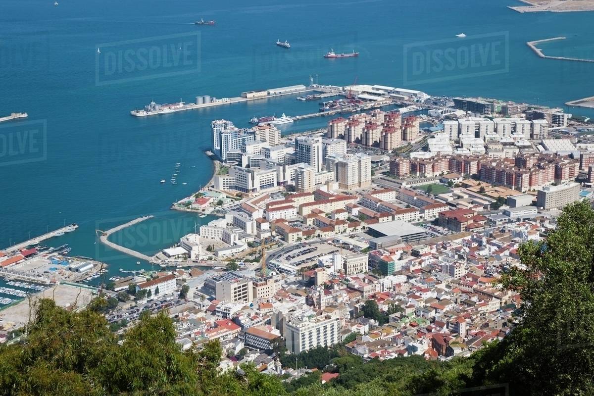 Gibraltar Town, Gibraltar - Stock Photo - Dissolve