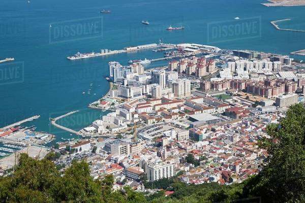 Gibraltar Town, Gibraltar - Stock Photo - Dissolve