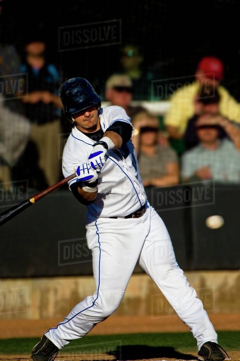Baseball Player At Bat - Royalty-free Stock Photo | Dissolve