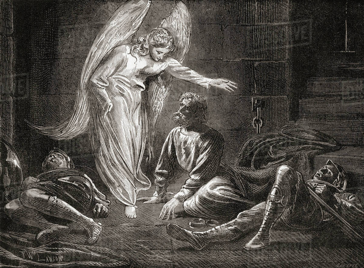 The Bible In Paintings: ️ AN ANGEL RELEASES PETER FROM PRISON ️ Part 1