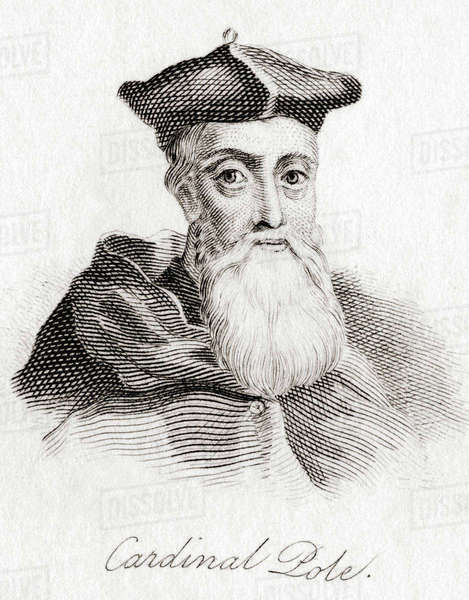Reginald Pole, 1500 –1558. English cardinal of the Roman Catholic ...