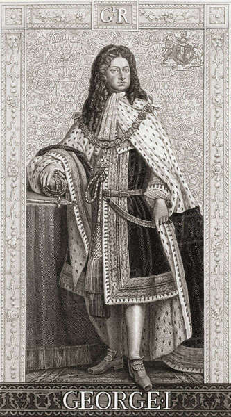 George I, 1660 – 1727. King of Great Britain and Ireland from 1714 to ...