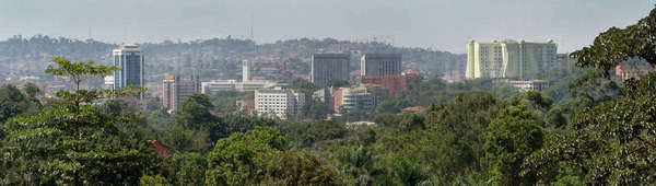 High-rise residential buildings; Kampala, Uganda - Royalty-free Stock ...